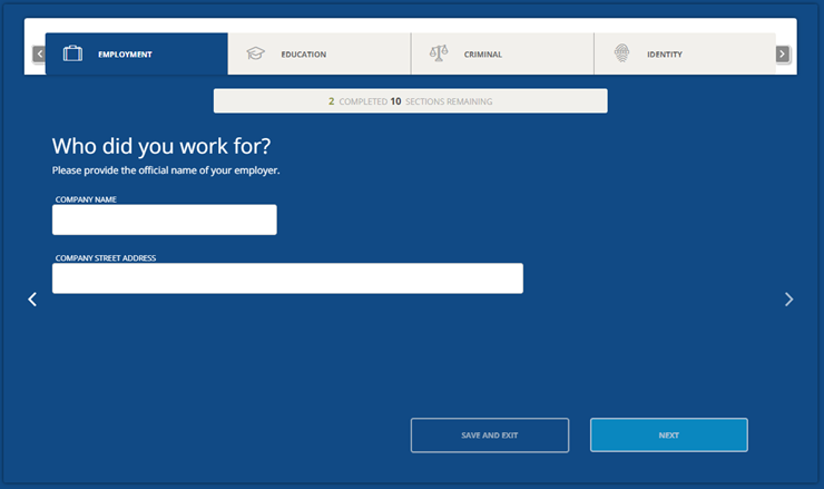 ServiceConnect - How do I enter Employment into my Profile?