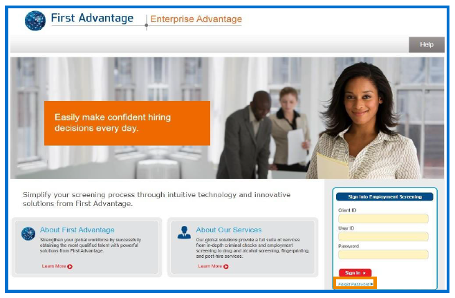 ServiceConnect - How do I login to Enterprise Advantage?
