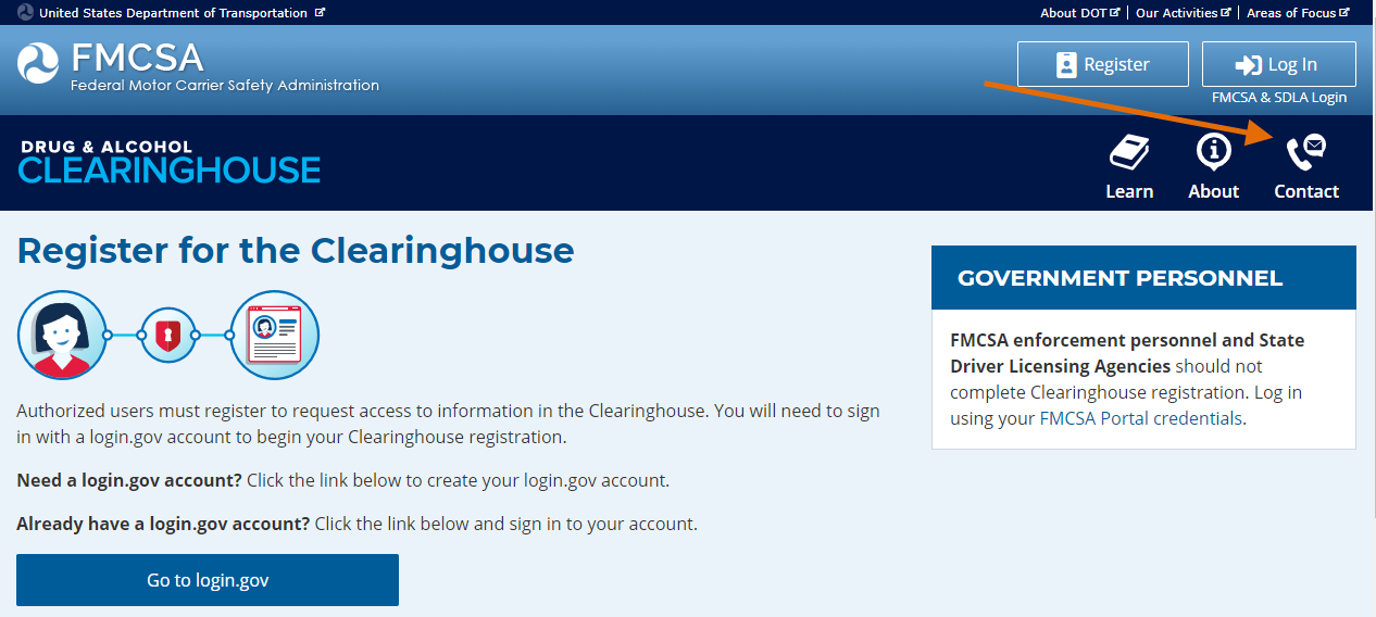 ServiceConnect - FMCSA Employer and Driver Registration