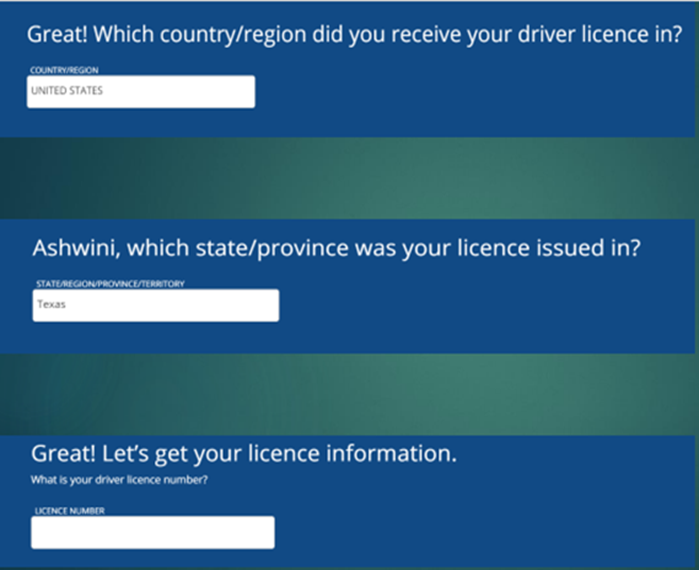 ServiceConnect - How to enter driver’s license information on my profile?