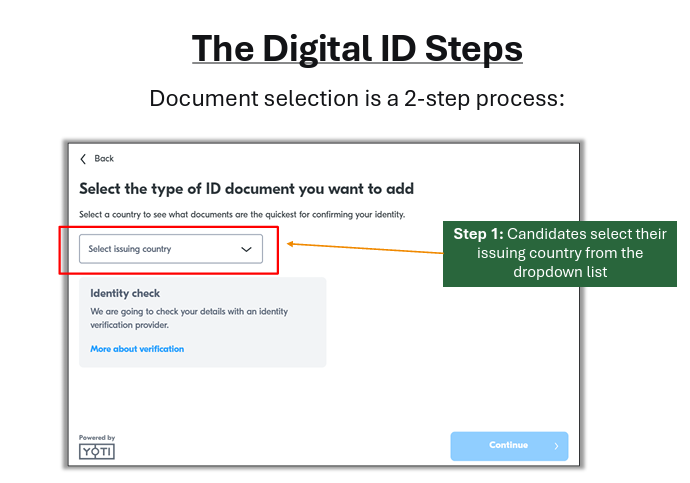 ServiceConnect - KYP Digital ID Process - DBS Checks