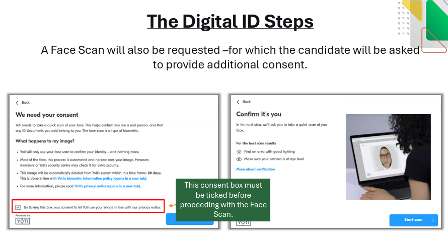 ServiceConnect - KYP Digital ID process - DBS Checks