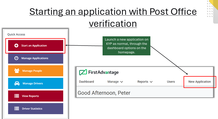 ServiceConnect - KYP - Post Office Verification Process