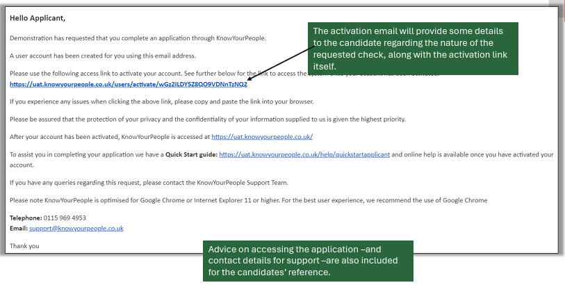 ServiceConnect - KYP Guide - Candidate DBS Journey