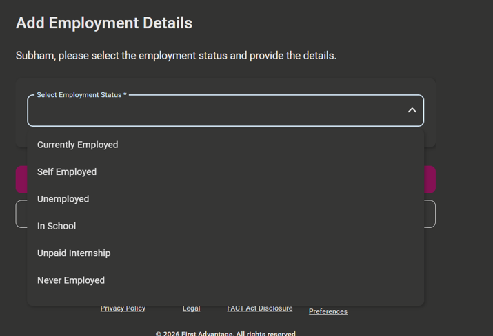 ServiceConnect - How do I enter Employment into my Profile?