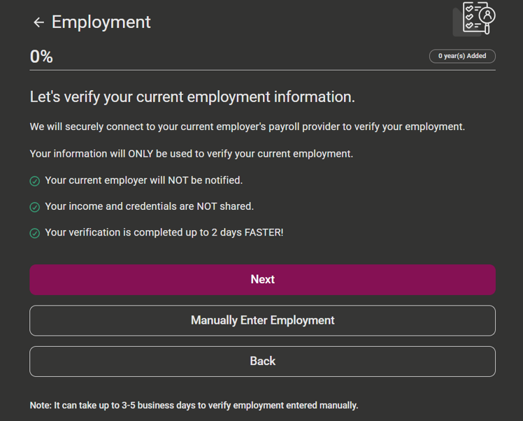 ServiceConnect - How do I enter Employment into my Profile?
