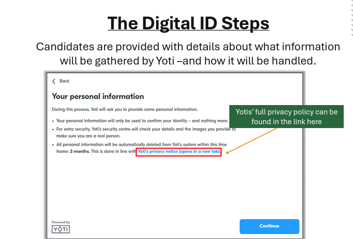 ServiceConnect - KYP Digital ID Process - DBS Checks