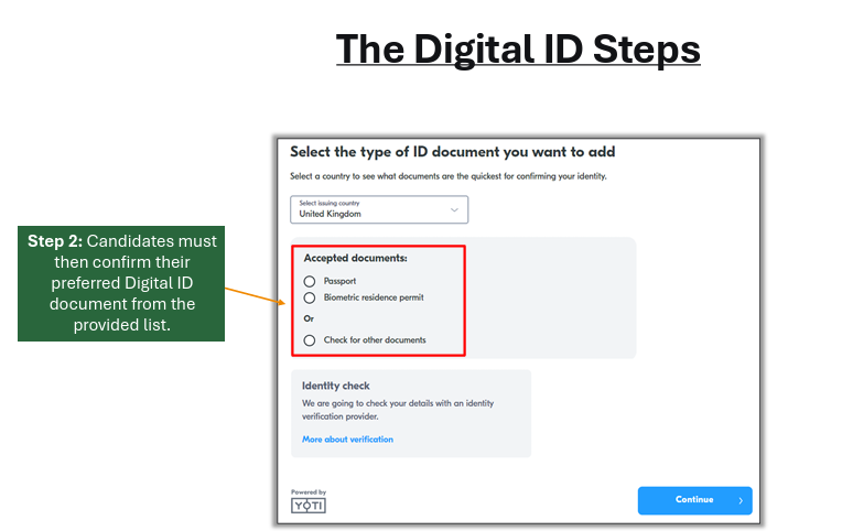 ServiceConnect - KYP Digital ID Process - DBS Checks