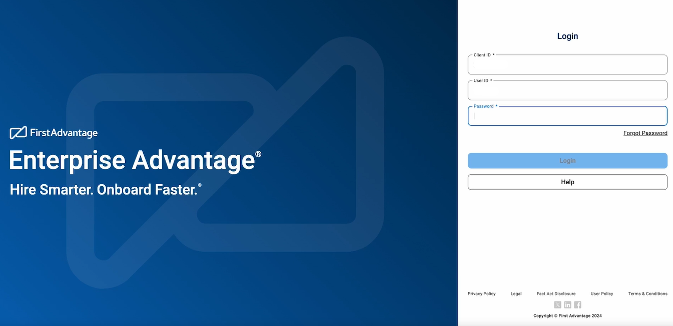 ServiceConnect - How do I log into Enterprise Advantage?