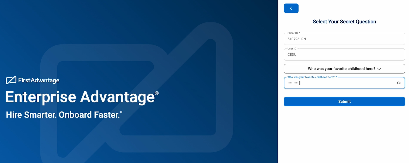 ServiceConnect - How do I log into Enterprise Advantage?